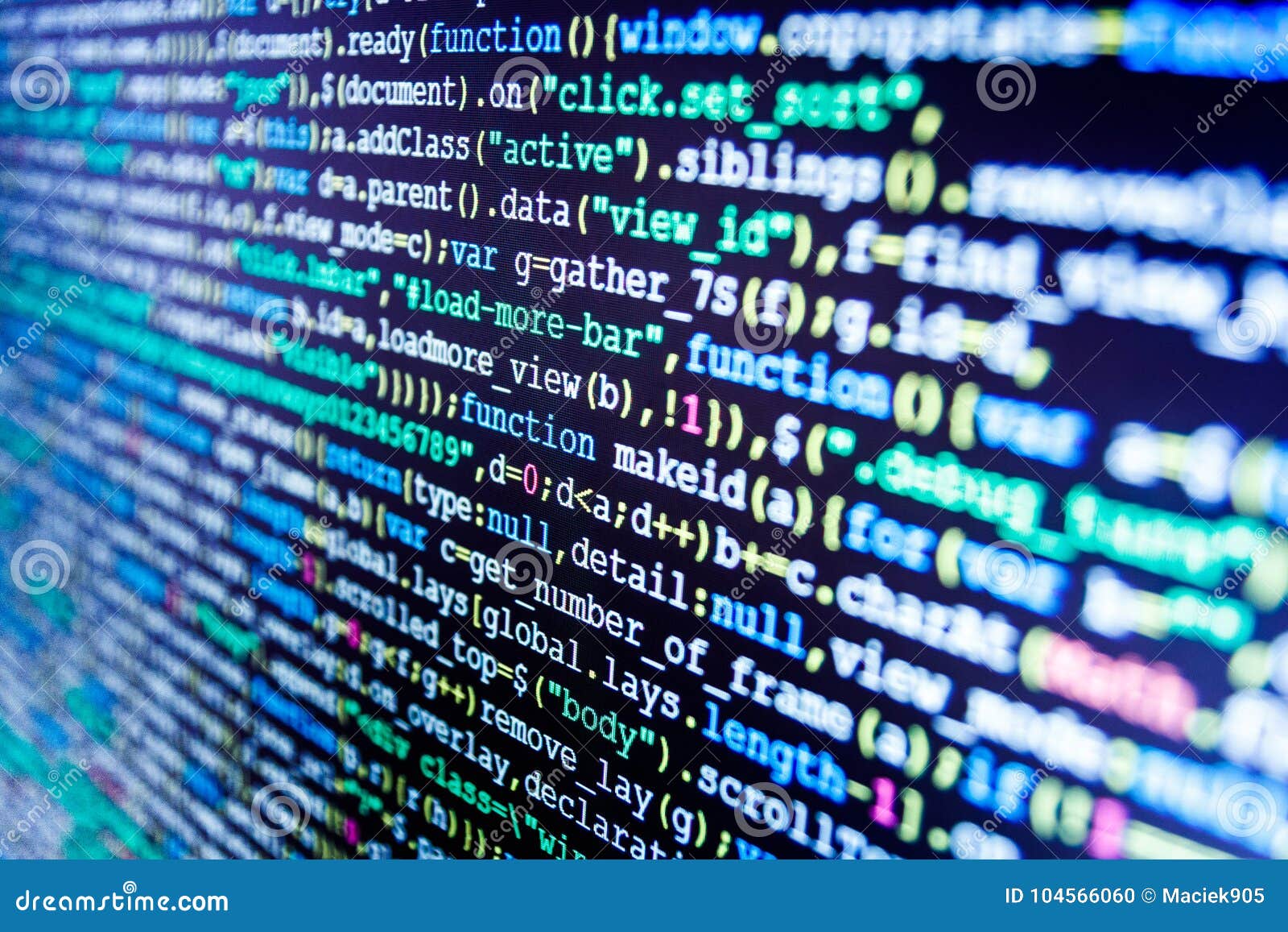 Lines Of Html Code Visible Programmer Typing New Lines Of Html Code Html Code On Lcd Screen