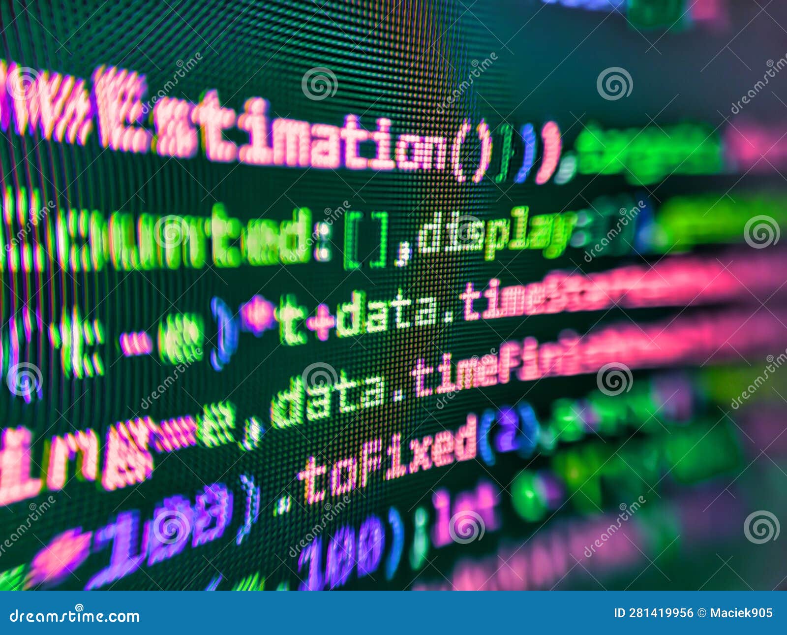 Html Website Structure Programming Source Code Photo It Business