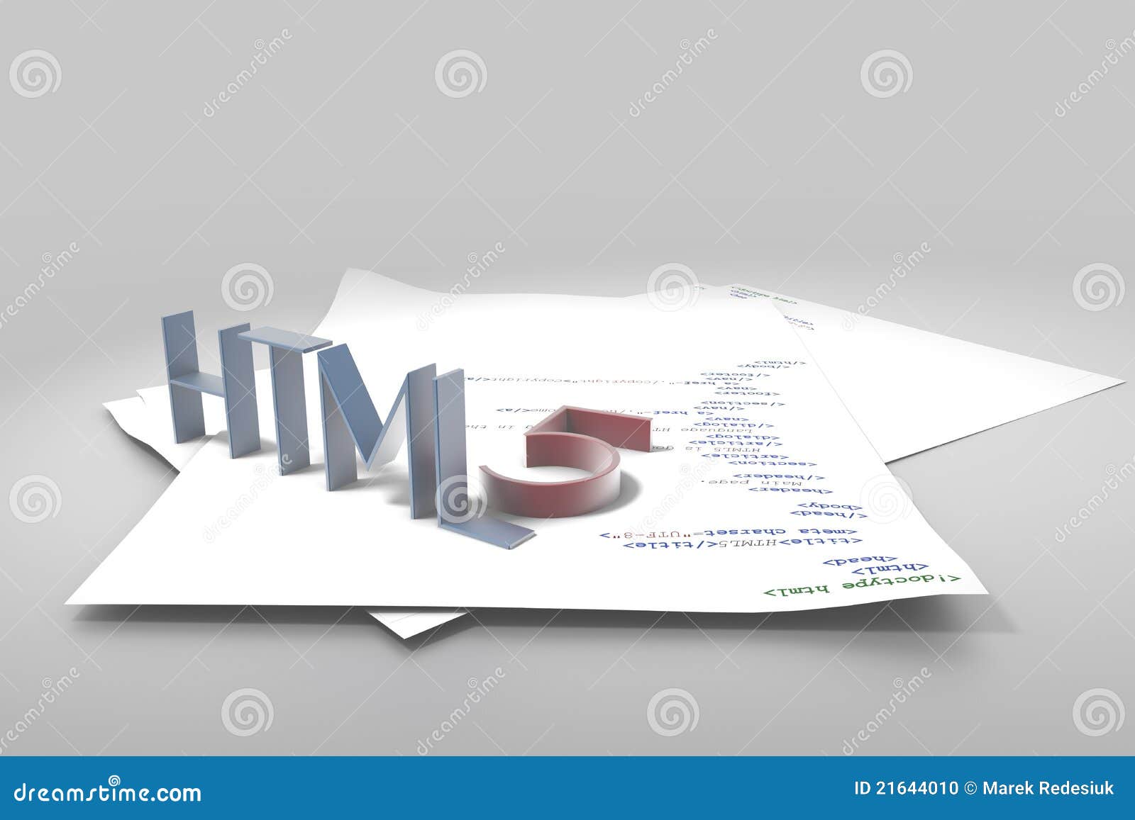 HTML5 Stock Photo | CartoonDealer.com #21644010