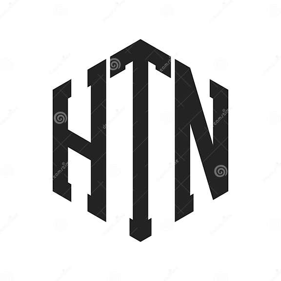 HTN Logo Design. Initial Letter HTN Monogram Logo Using Hexagon Shape ...