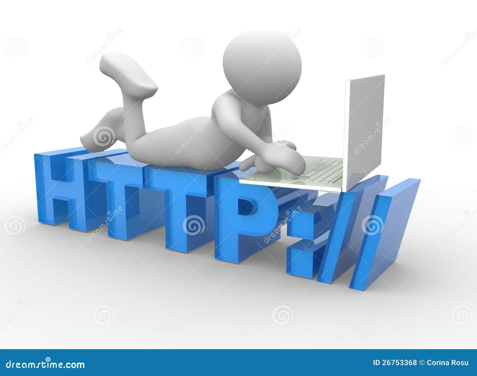 HTTP stock de ilustración. Ilustración de dominio, global - 26753368