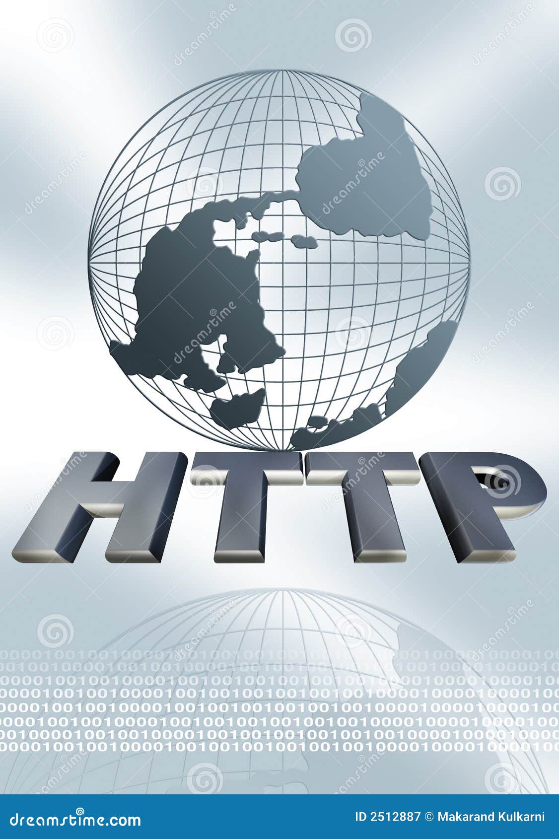 HTTP globe stock illustration. Illustration of communicate - 2512887
