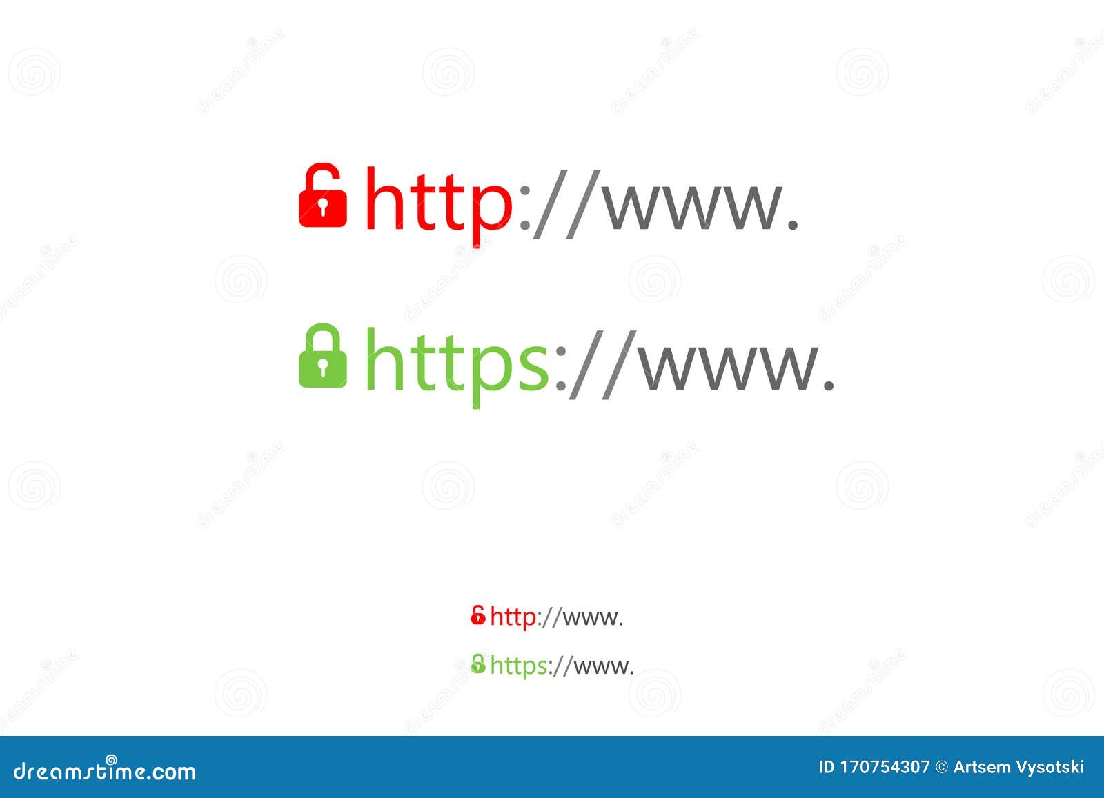 HTTP and HTTPS Protocols. Safe and Secure Wev Browsing. Vector ... HTTP and HTTPS Protocols. Safe and Secure Wev Browsing. Vector ...