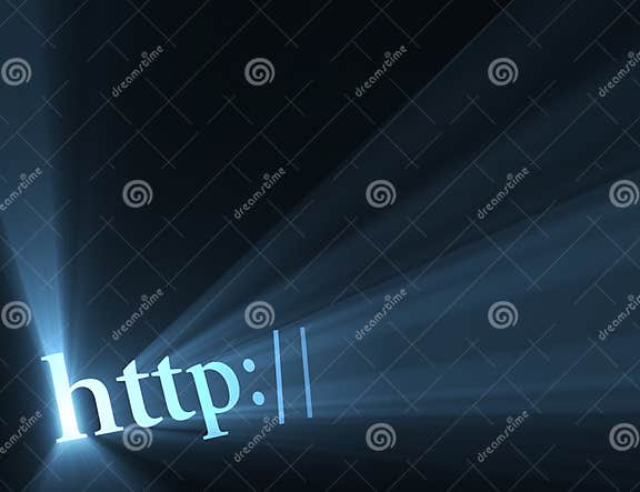 Http Hyper Link Sign Light Flare Stock Illustration - Illustration of ...