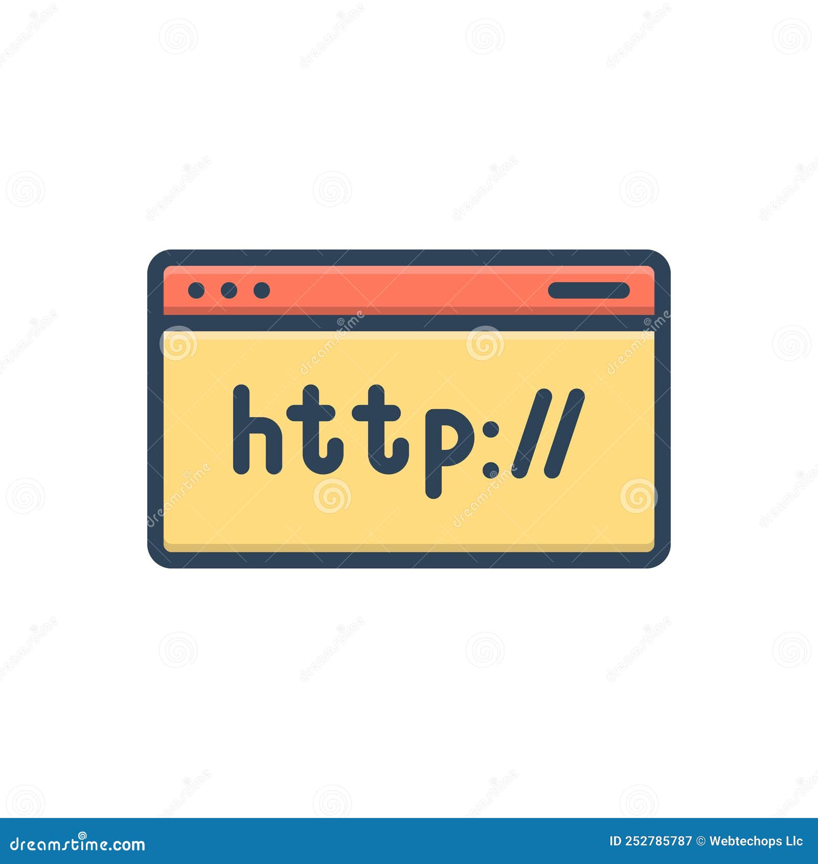 Color Illustration Icon for Http, Click and Urls Stock Vector ...