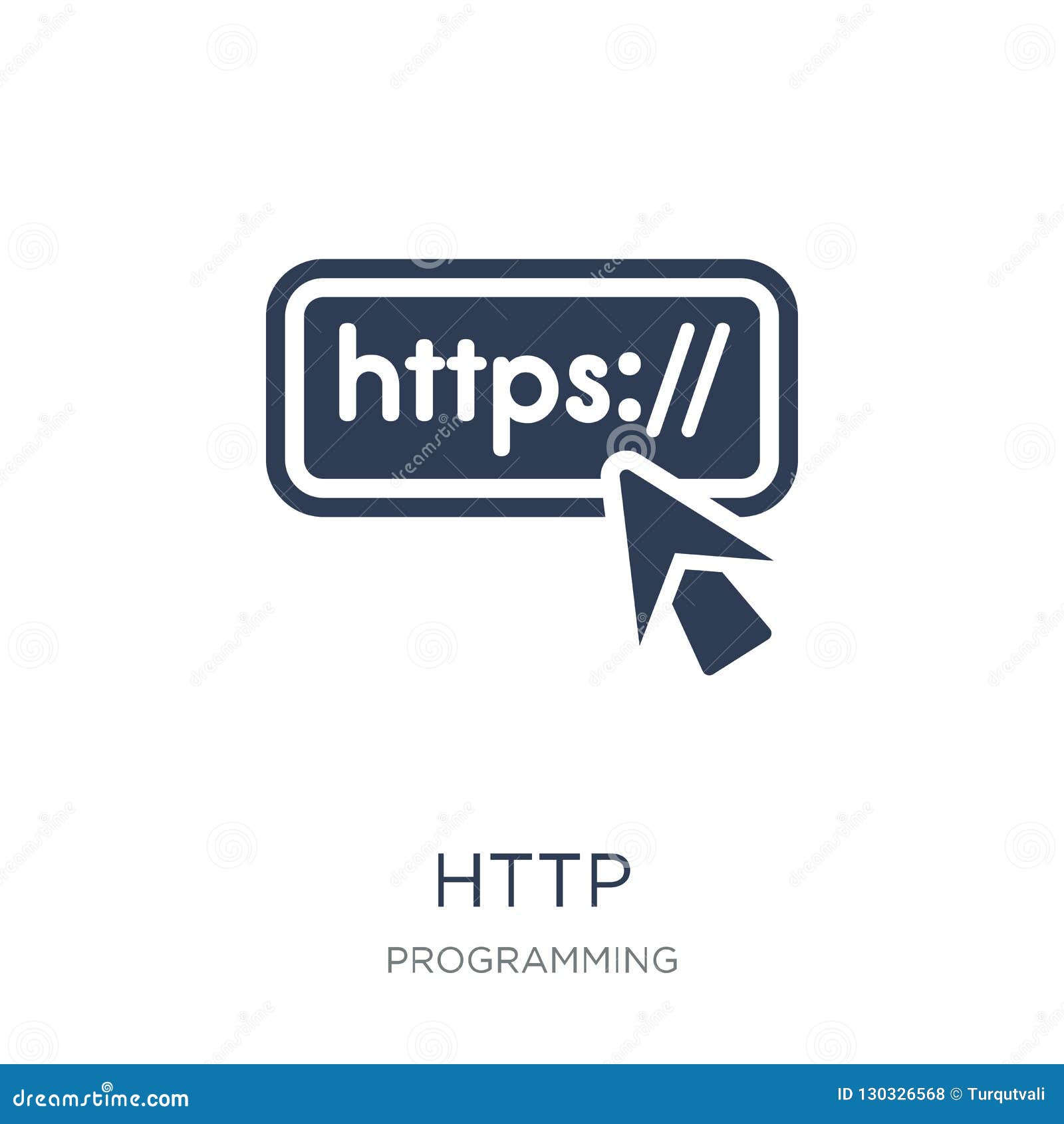Http Icon. Trendy Flat Vector Http Icon on White Background from Stock ...