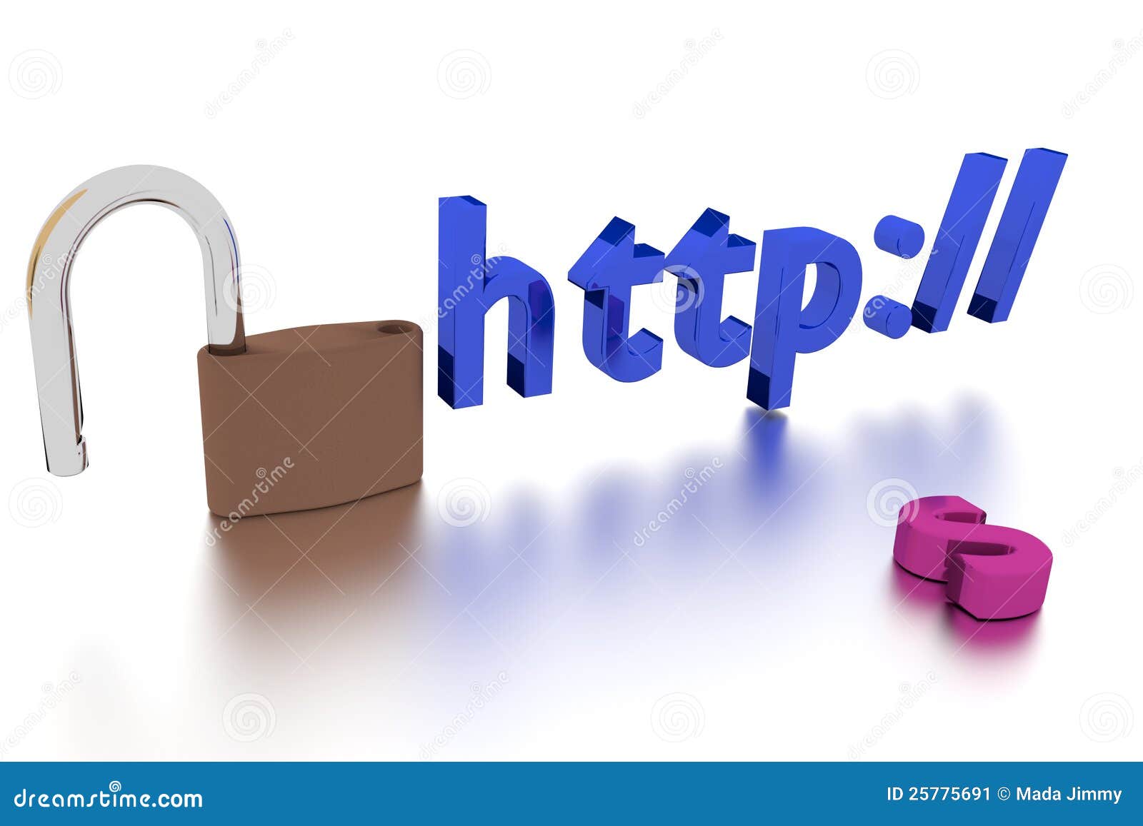 Insecure Connection Stock Illustration Illustration Of White 25775691