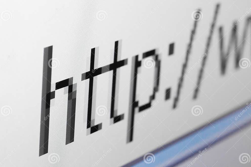 HTTP text on screen stock image. Image of cursor, electronic - 28540865