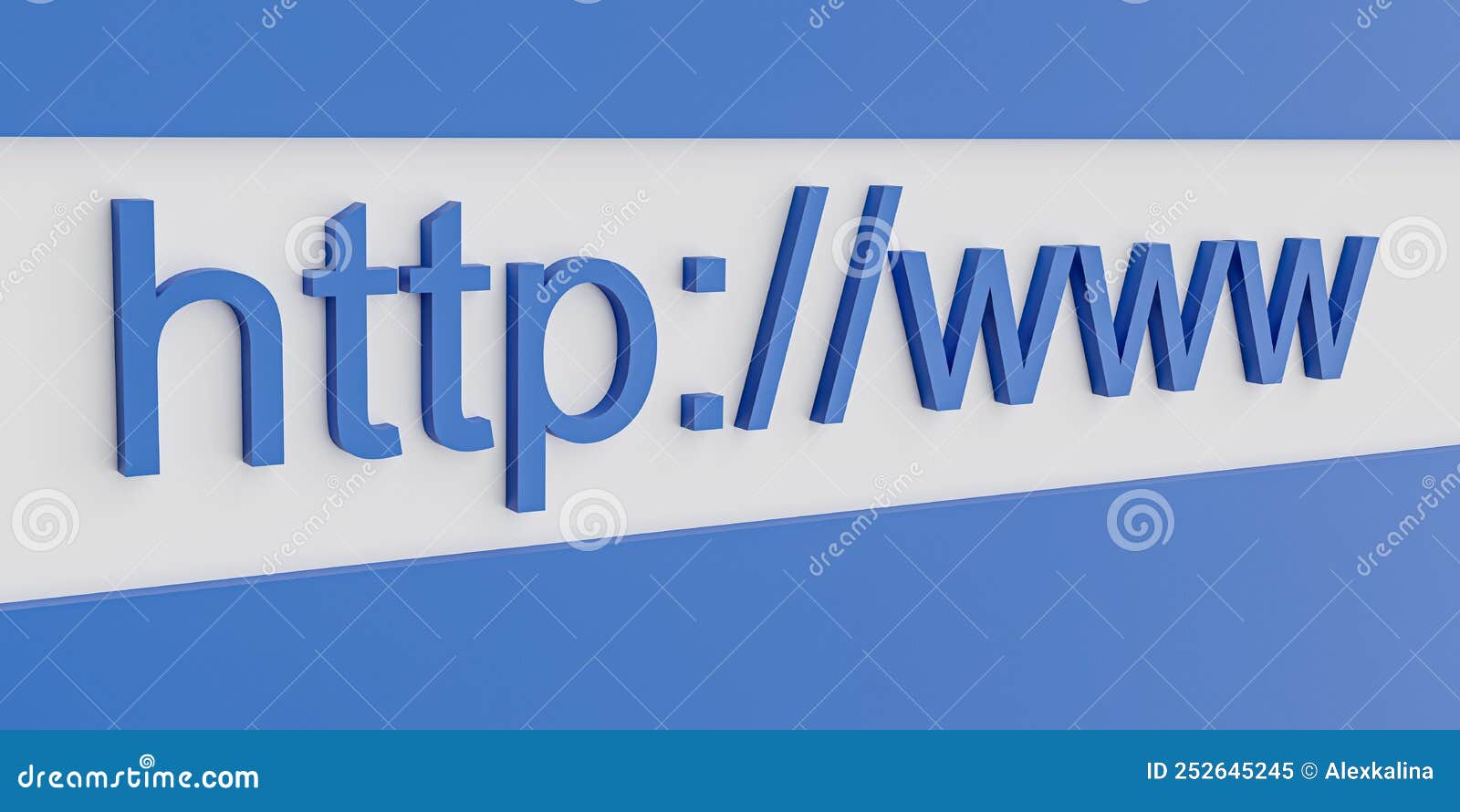 Http Www Internet Web Address in Search Bar of Browser Stock ...