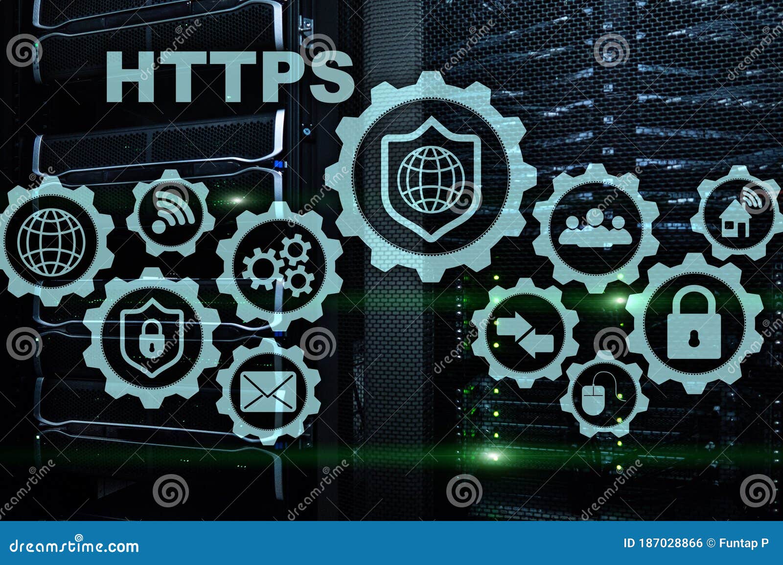 HTTPS. New HyperText Transfer Protocol Secure 2024. Web Internet Concept Stock Photography ...