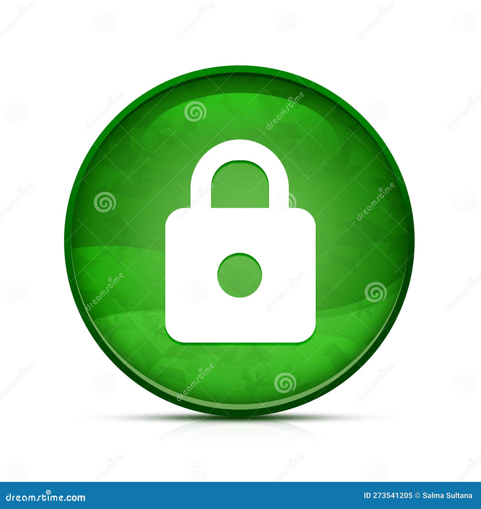 Https Icon on Classy Splash Green Round Button Illustration Stock ...