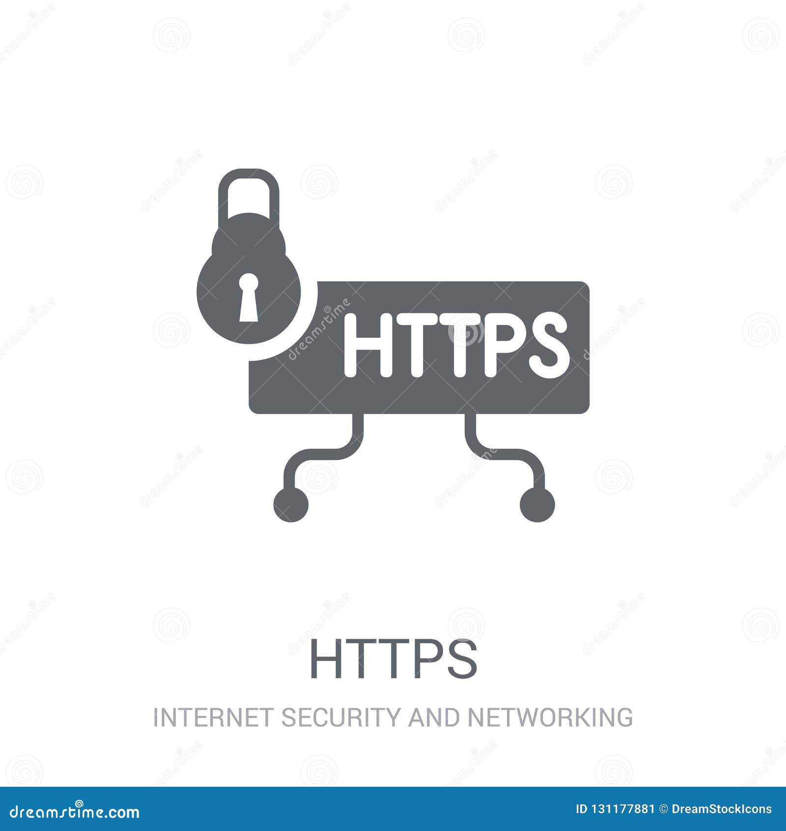 Https Icon. Trendy Https Logo Concept on White Background from I Stock ...
