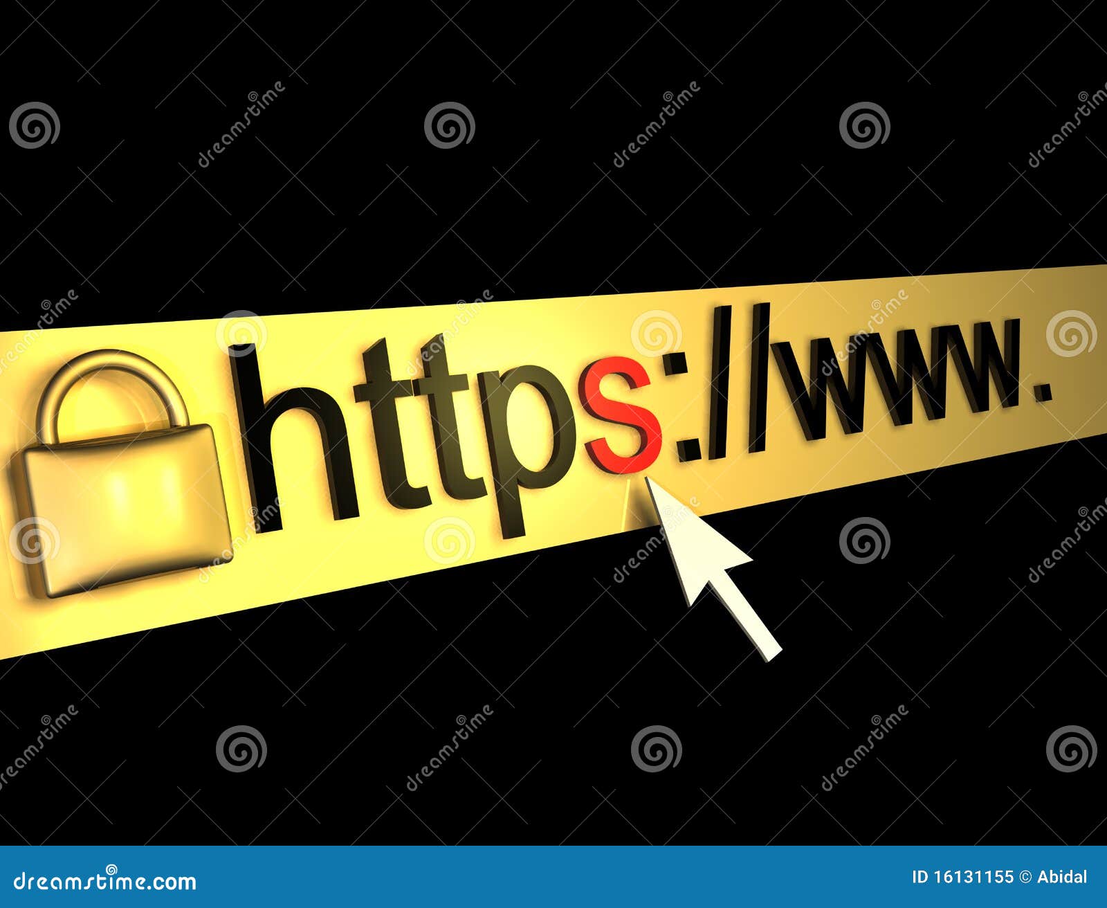Https protected web page stock illustration. Illustration of encryption ...