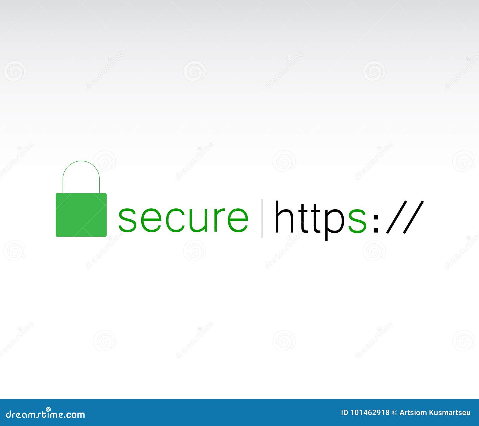 HTTPS Protocol stock vector. Illustration of illuminate - 101462918