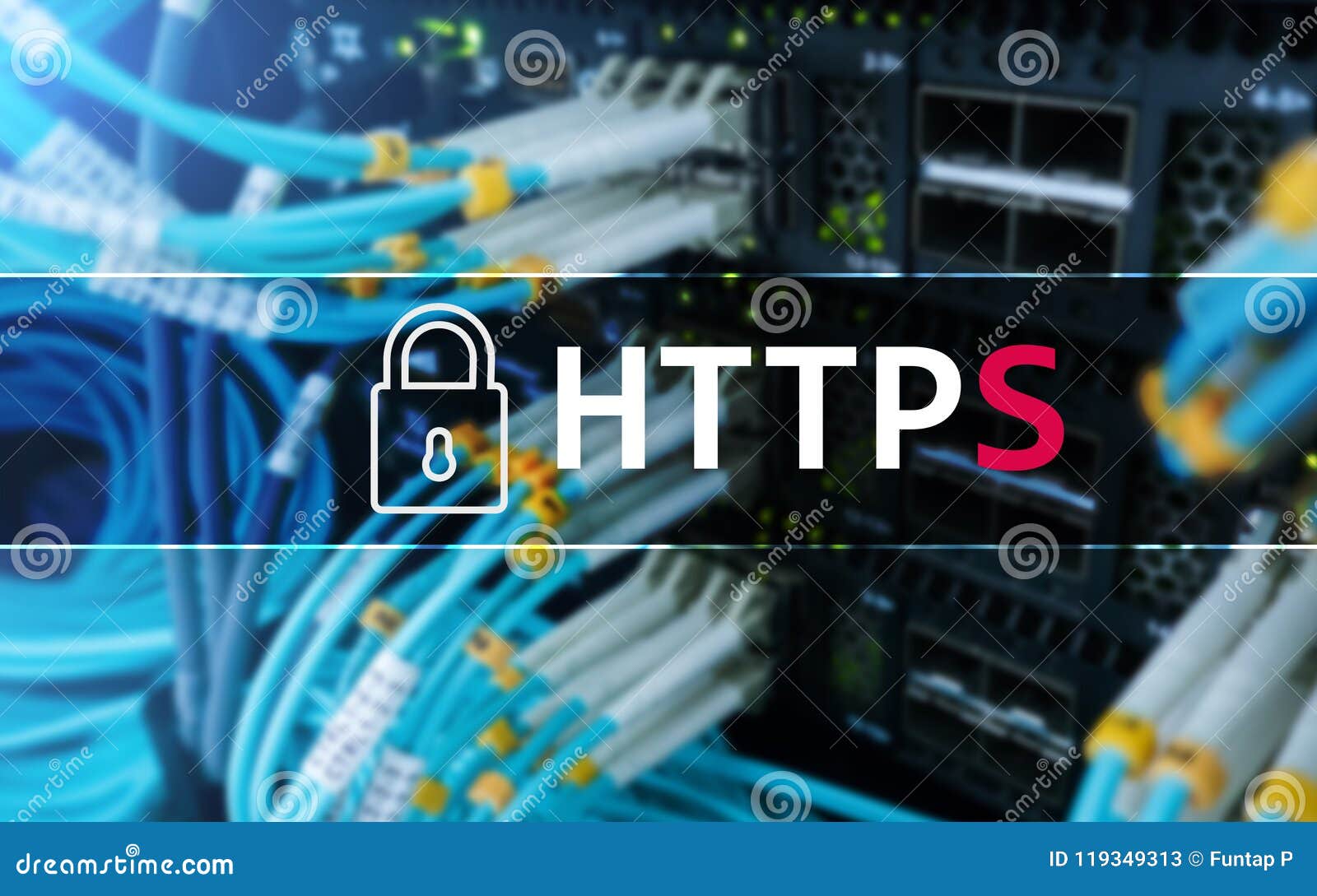 HTTPS, Secure Data Transfer Protocol Used on the World Wide Web Stock ...