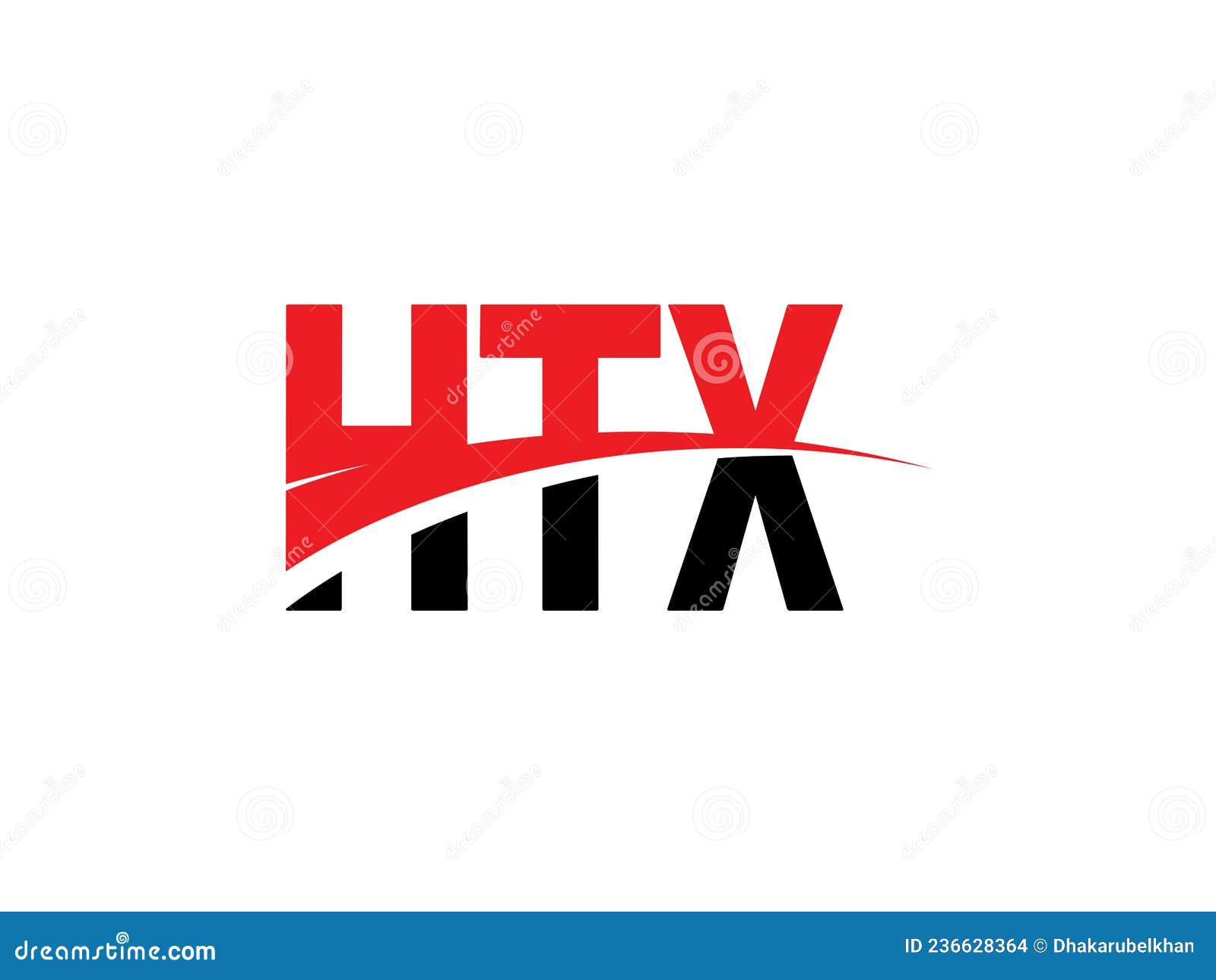 HTX Letter Initial Logo Design Vector Illustration Stock Vector ...