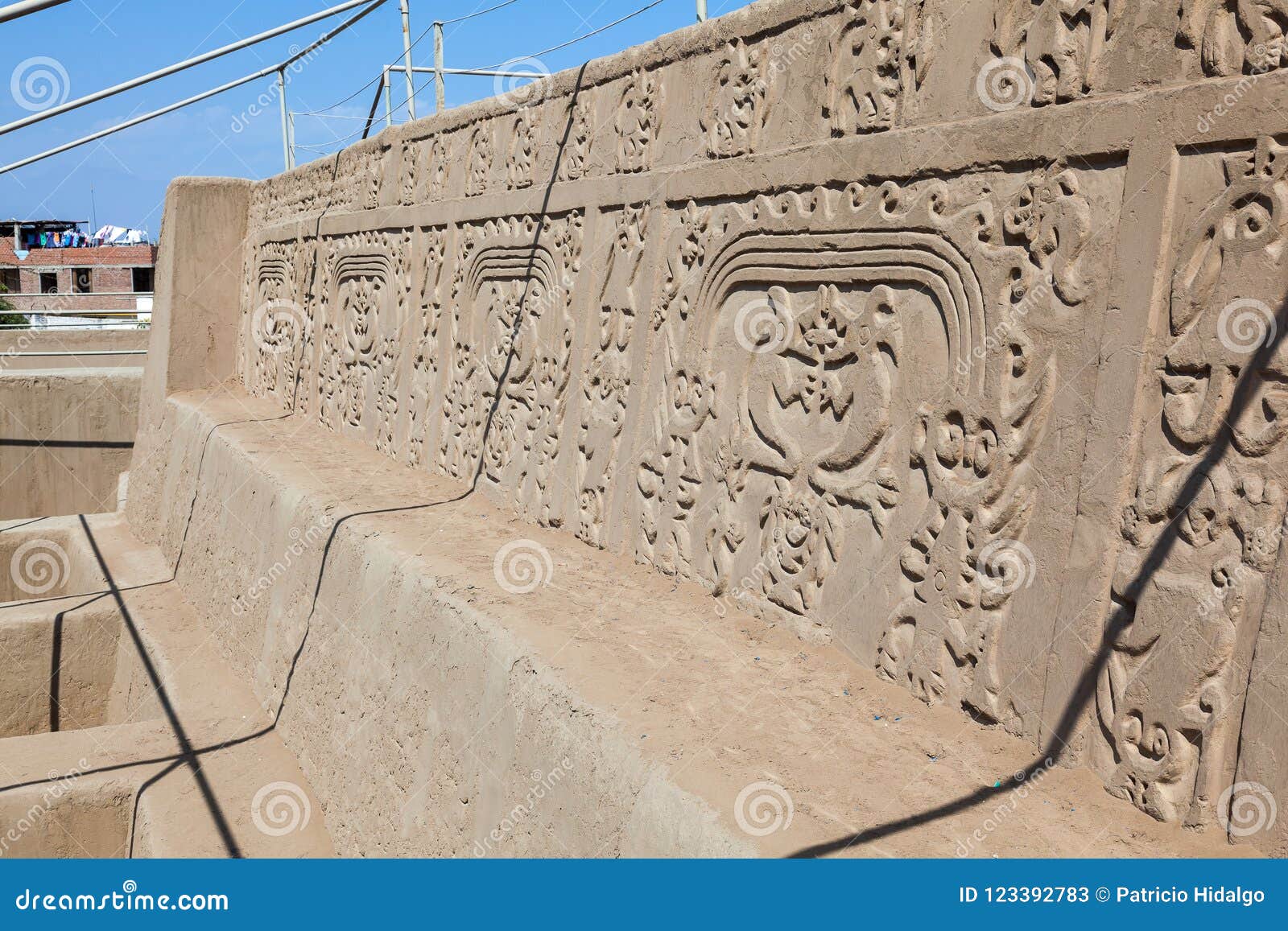 Huaca O Templo Del Dragón O Del Arco Iris Imagen de archivo - Imagen de ...