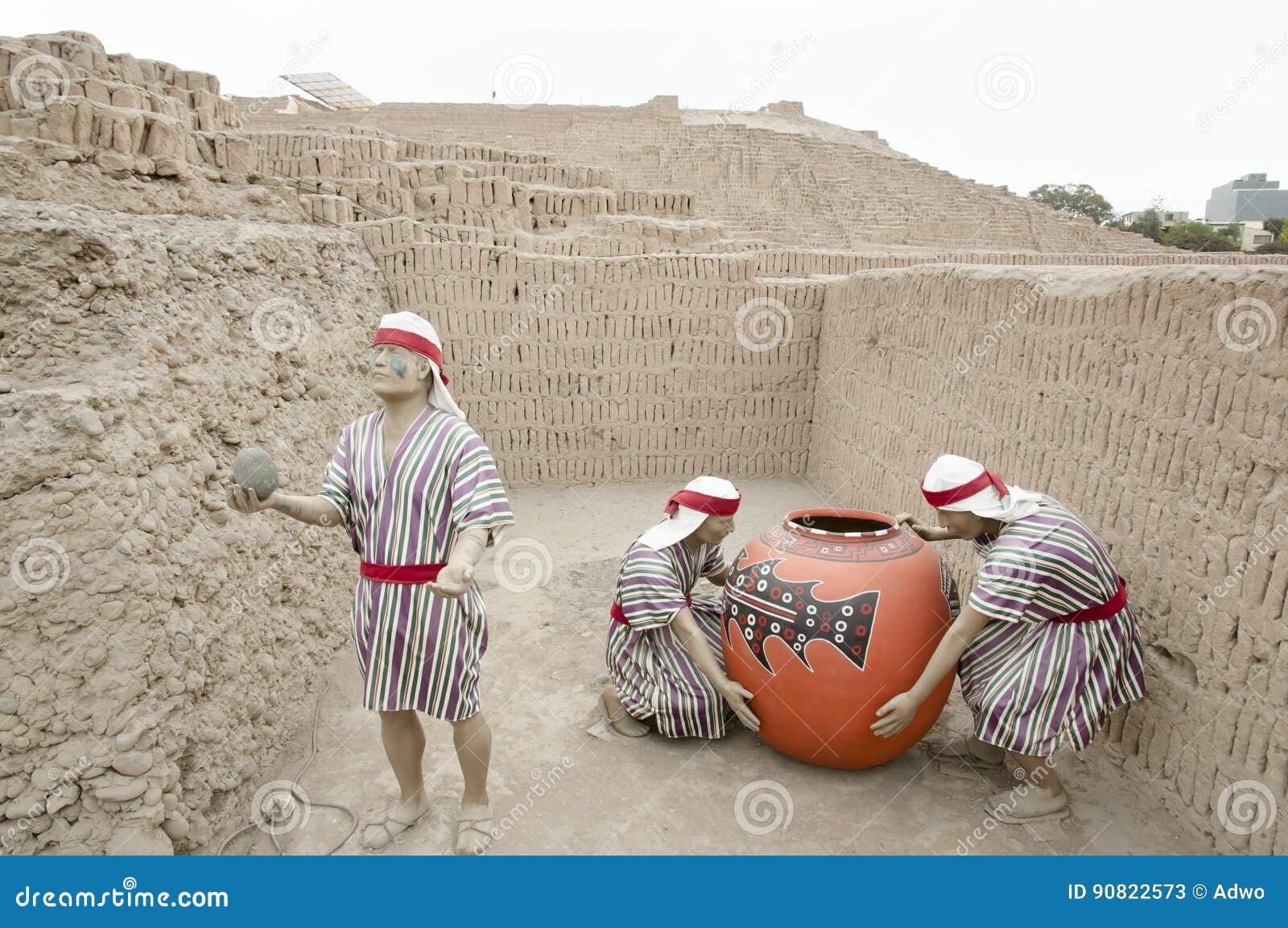 Huaca Pucllana - Lima - Peru Editorial Stock Photo - Image of huaca ...