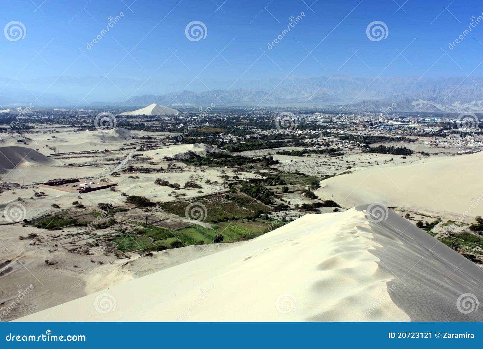 Huacachina Oasis stock image. Image of steps, desert - 20723121