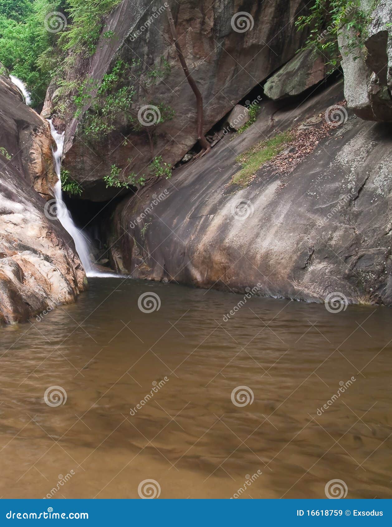 Huai Yang waterfall stock image. Image of national, layer - 16618759
