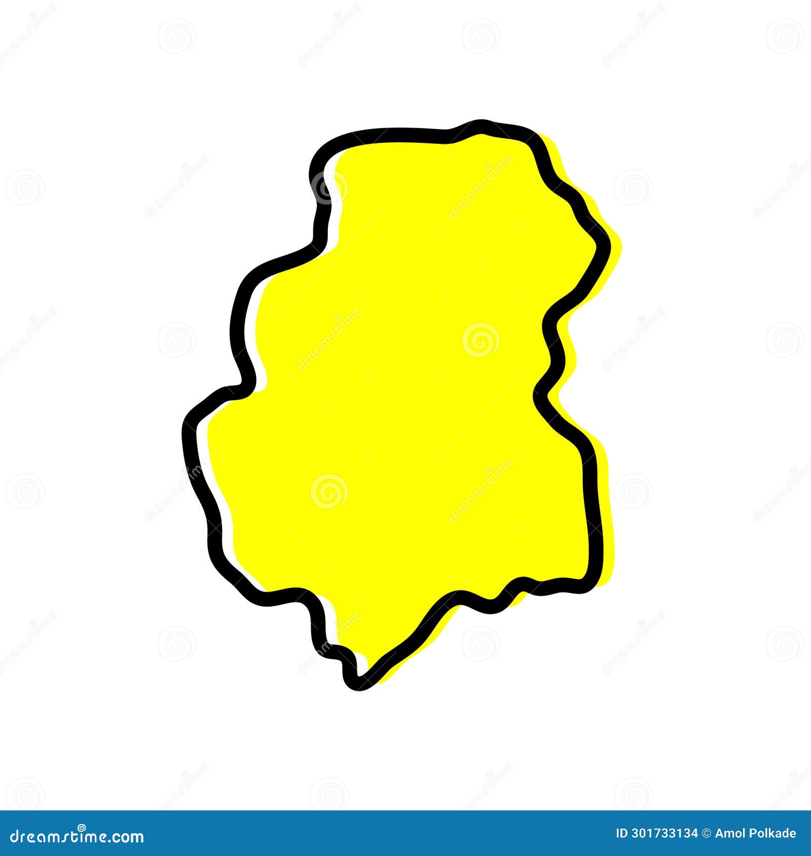 Huambo Province of Angola Vector Map Design Stock Vector - Illustration ...