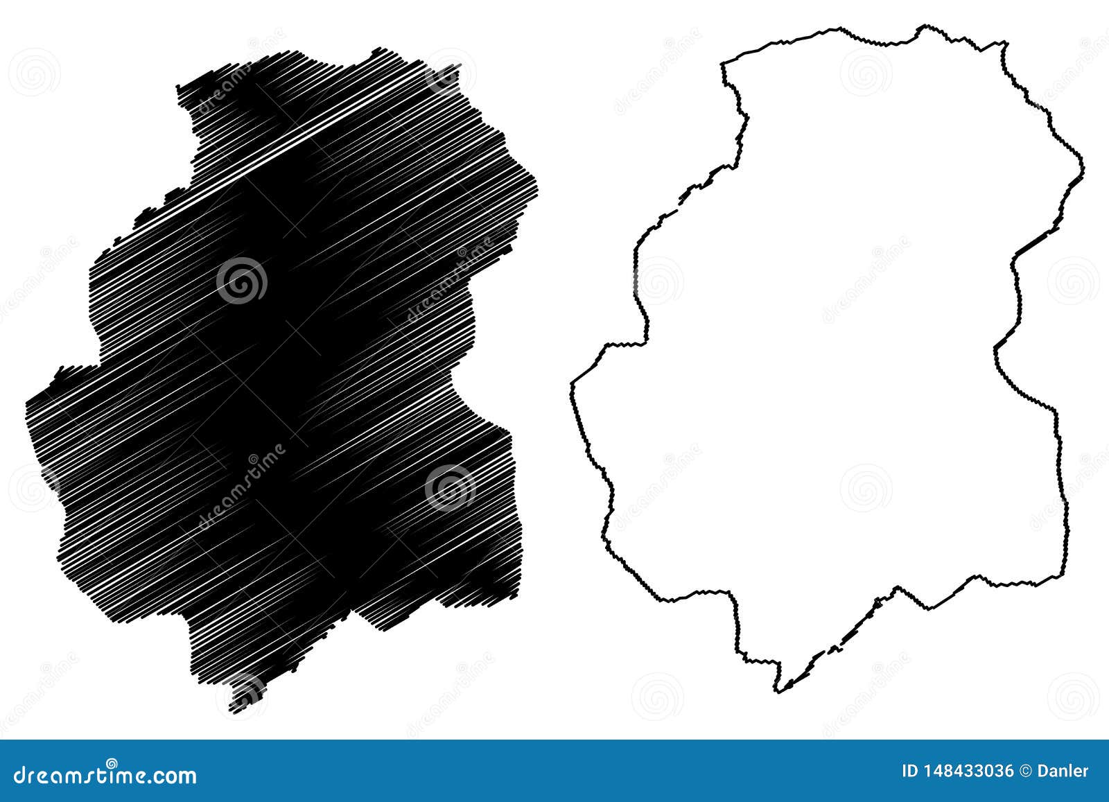 Huambo Province map vector stock vector. Illustration of area - 148433036