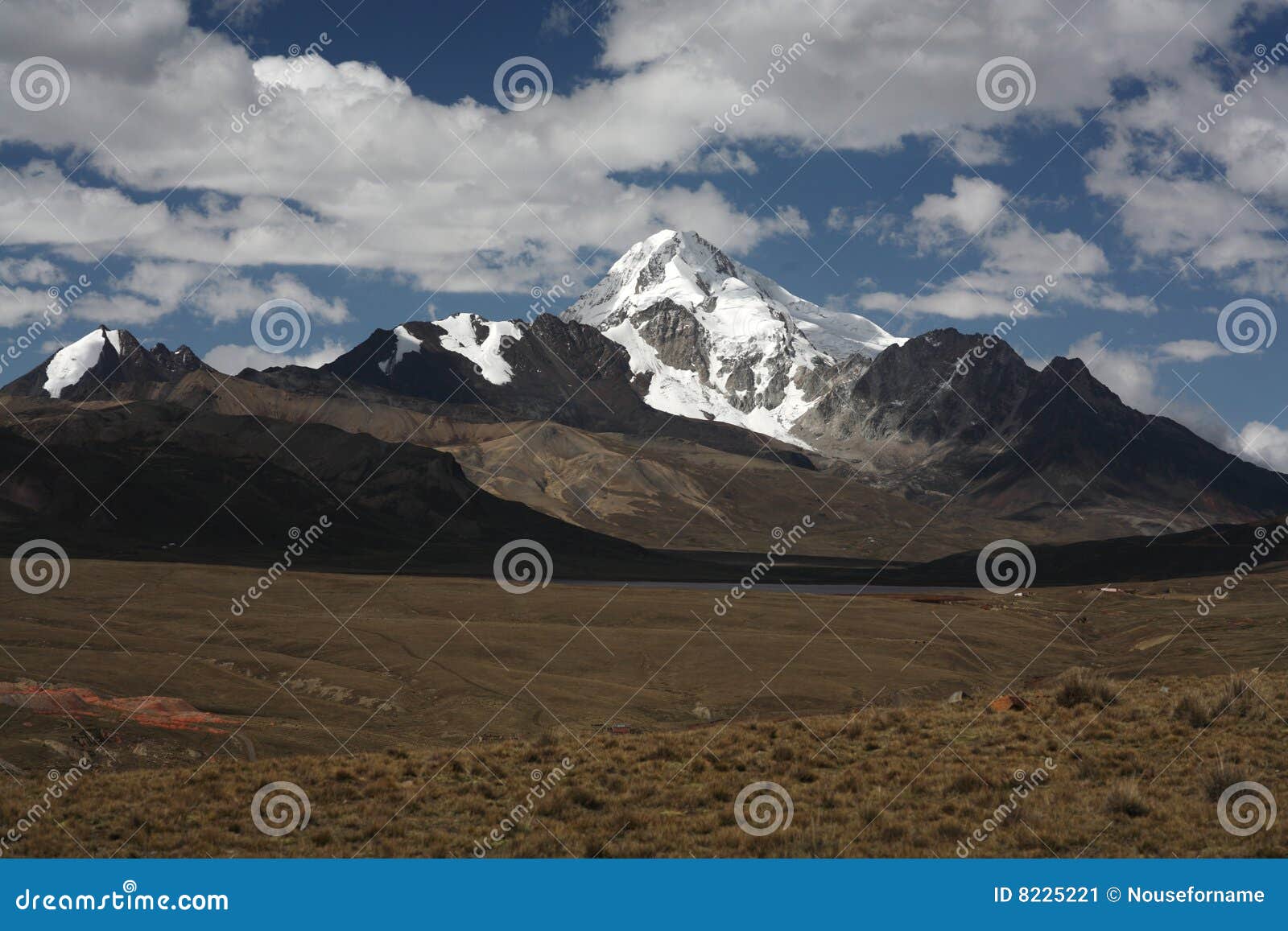 Huana Potosi peak stock image. Image of climbing, mountains - 8225221