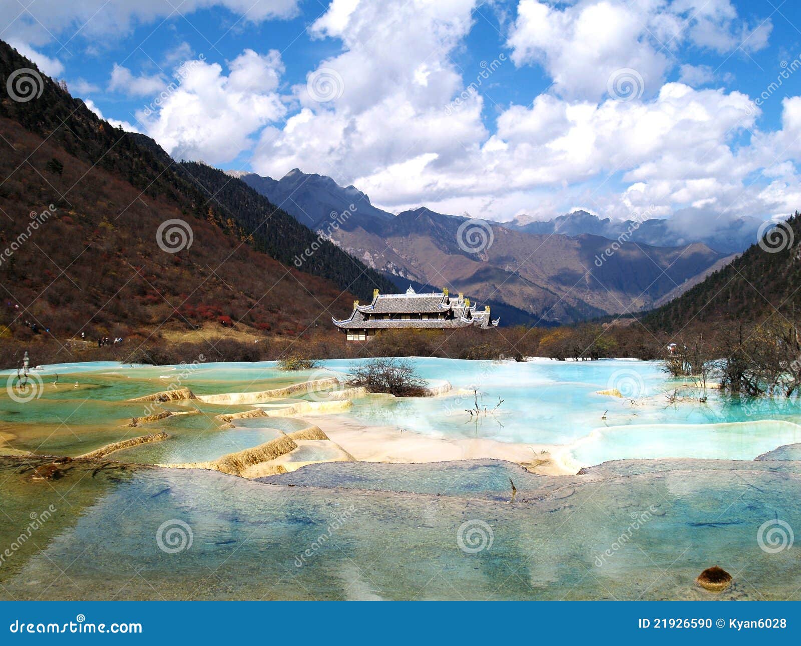 Huang Long @ Sichuan stock photo. Image of huanglong - 21926590
