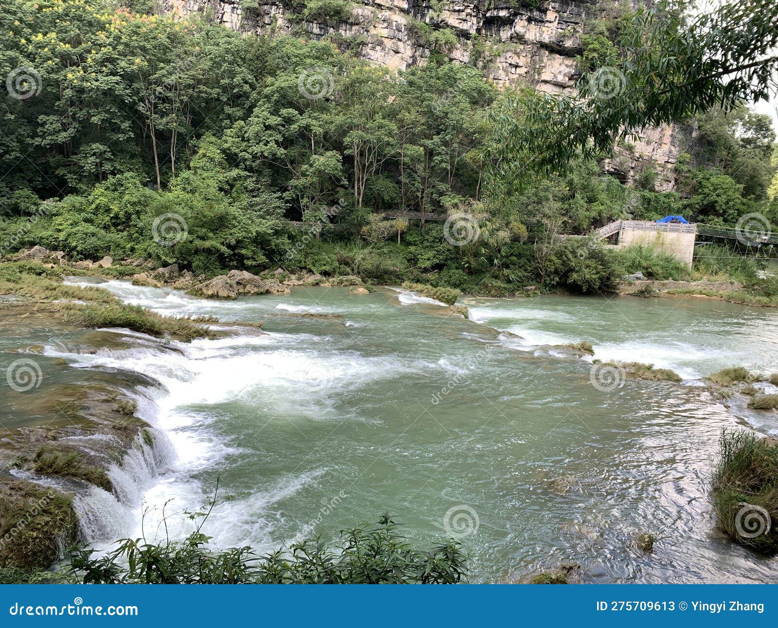 Huangguoshu Waterfall is the Largest Waterfall in China Stock Image ...