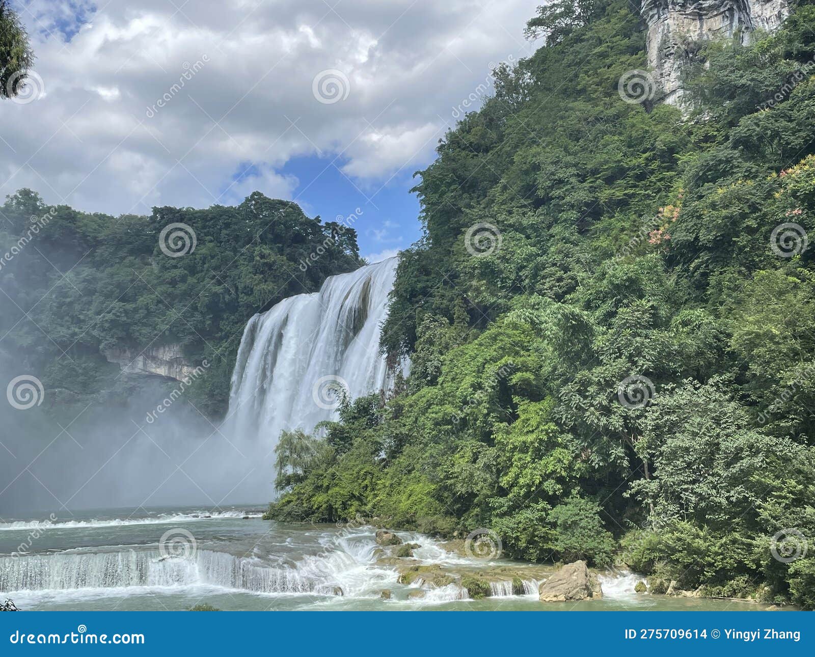 Huangguoshu Waterfall is the Largest Waterfall in China Stock Photo ...