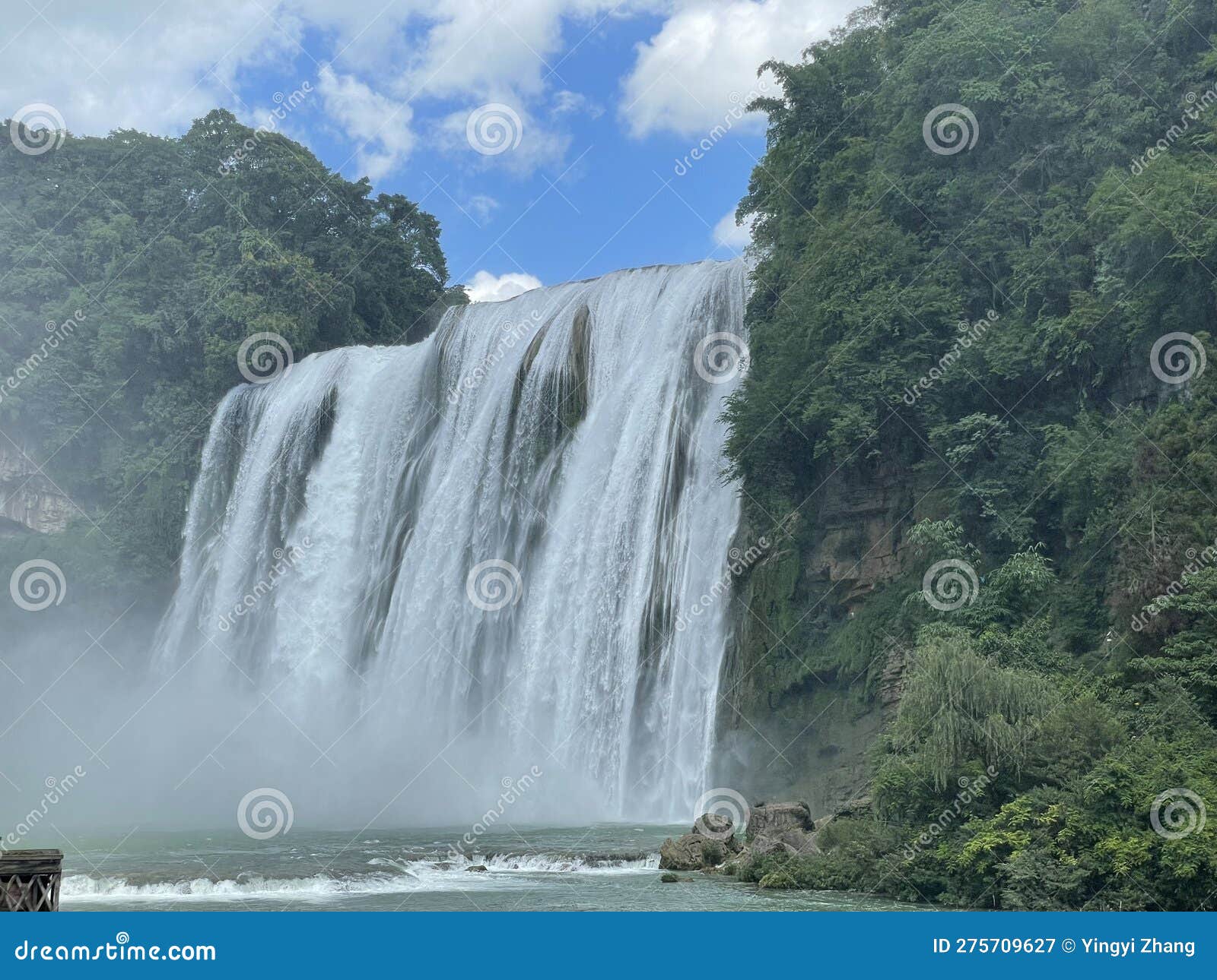 Huangguoshu Waterfall is the Largest Waterfall in China Stock Image ...