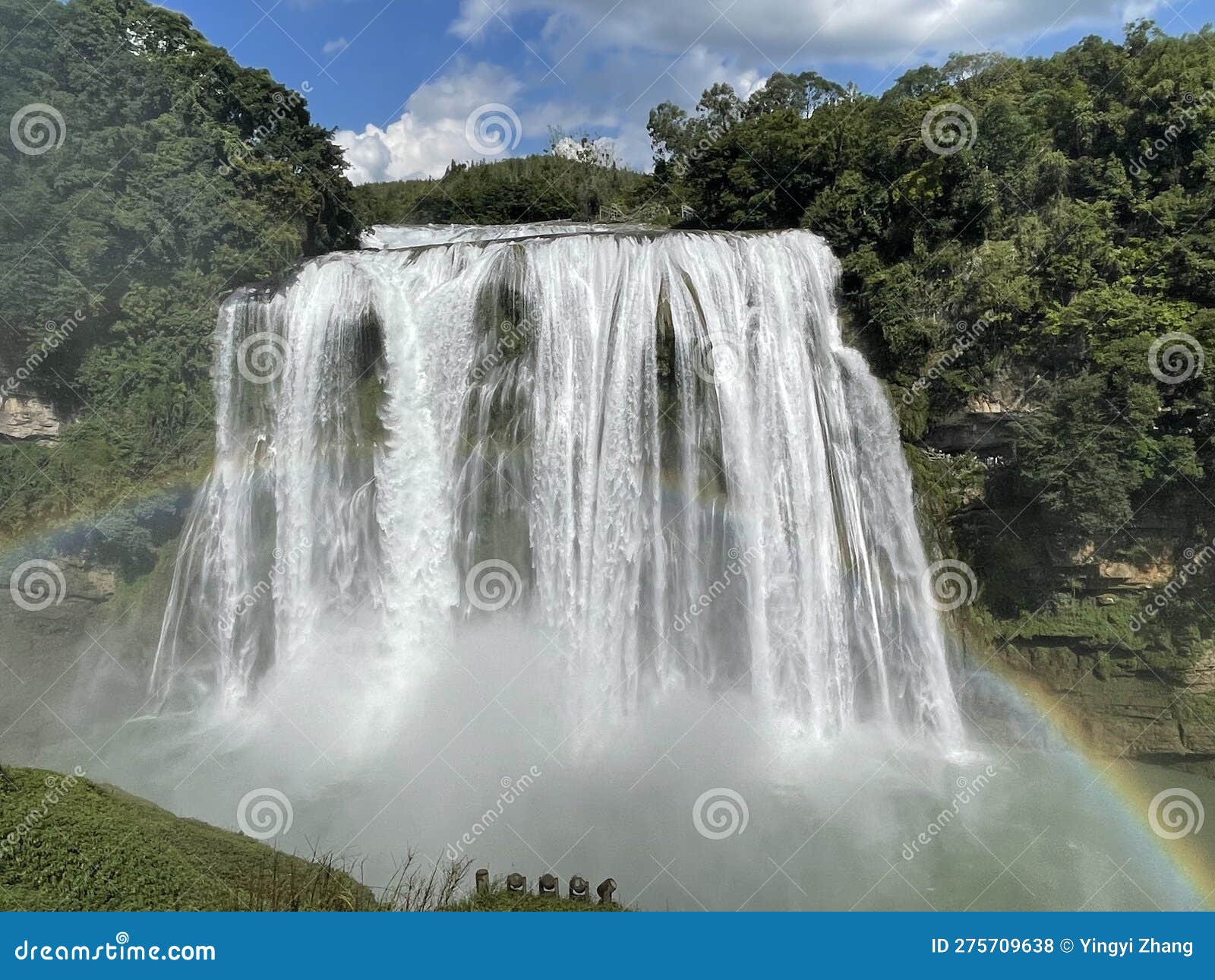 Huangguoshu Waterfall is the Largest Waterfall in China Stock Photo ...