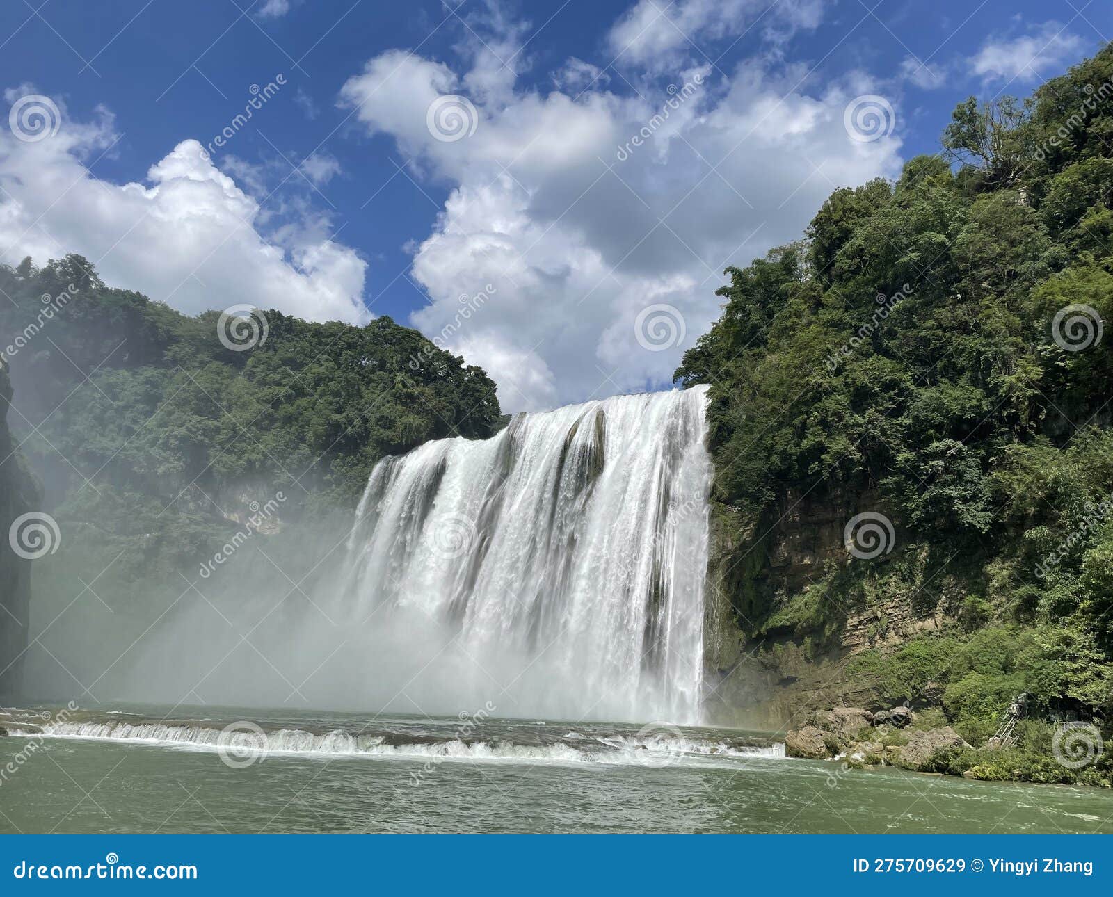 Huangguoshu Waterfall is the Largest Waterfall in China Stock Image ...