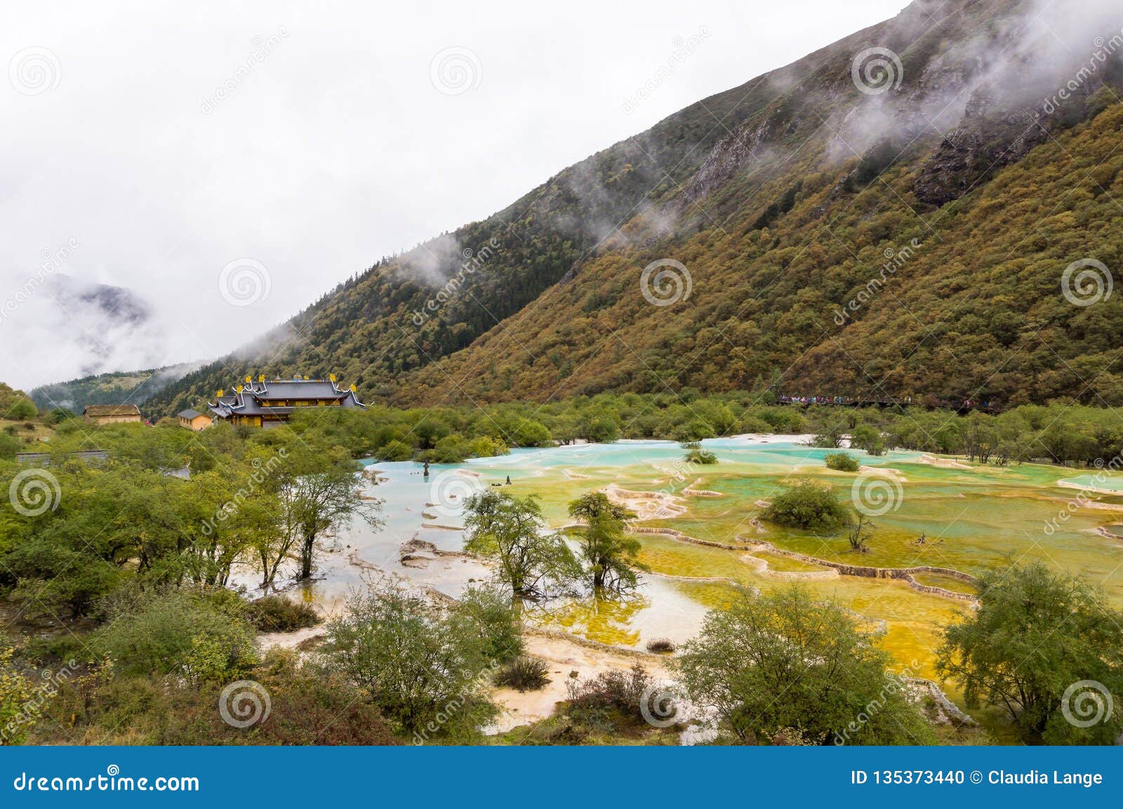 Huanglong Nationalpark China Stock Photo - Image of beautiful, china ...