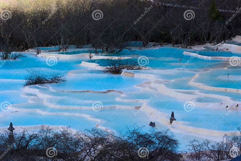 Huanglong pool stock photo. Image of mountian, karst - 22232364