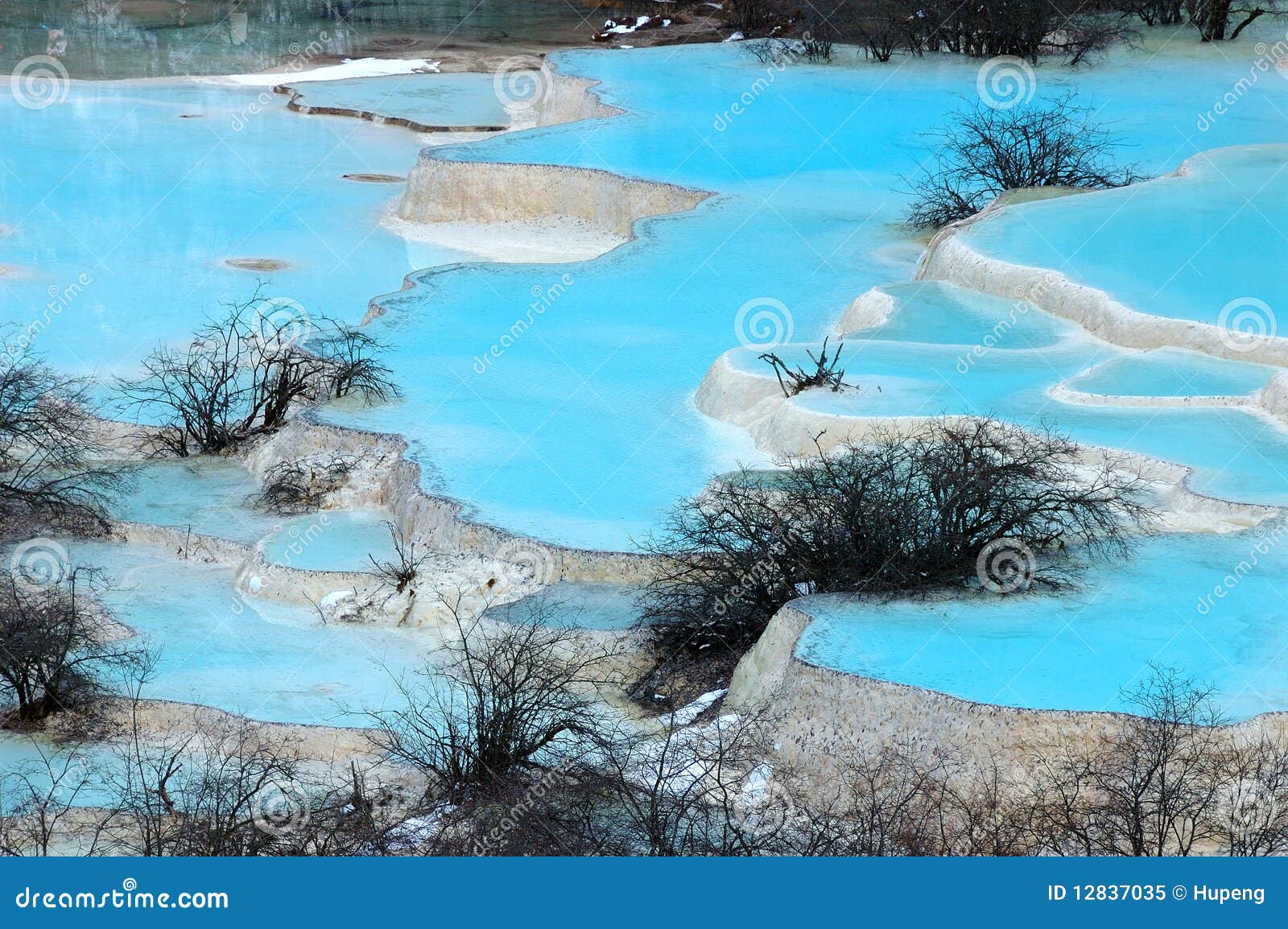 Huanglong scenic area stock image. Image of chinese, heritage - 12837035