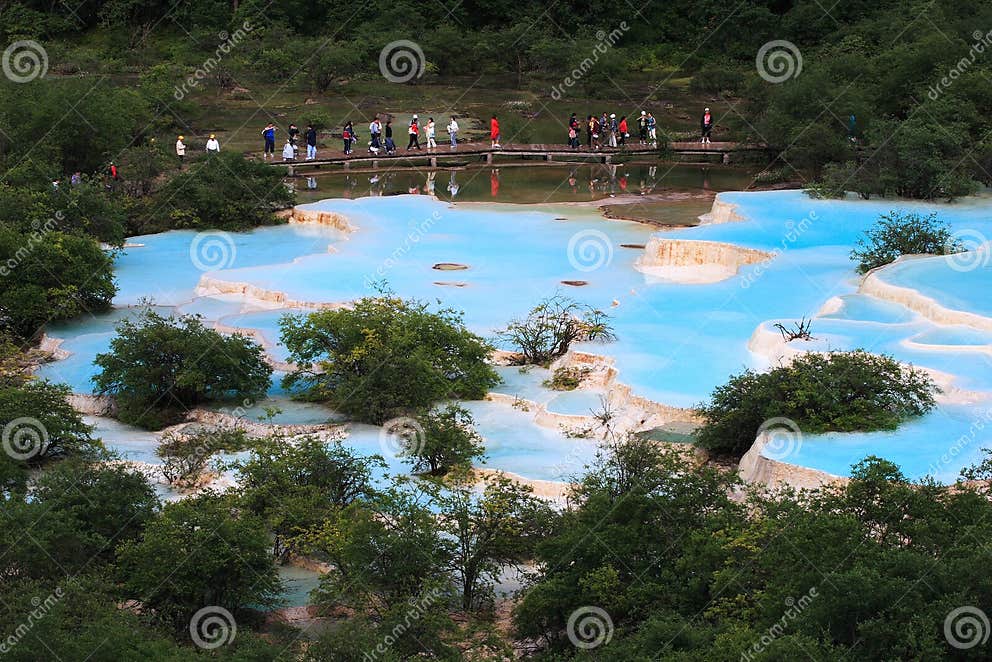 Huanglong Scenic Area stock photo. Image of unesco, tour - 2970834