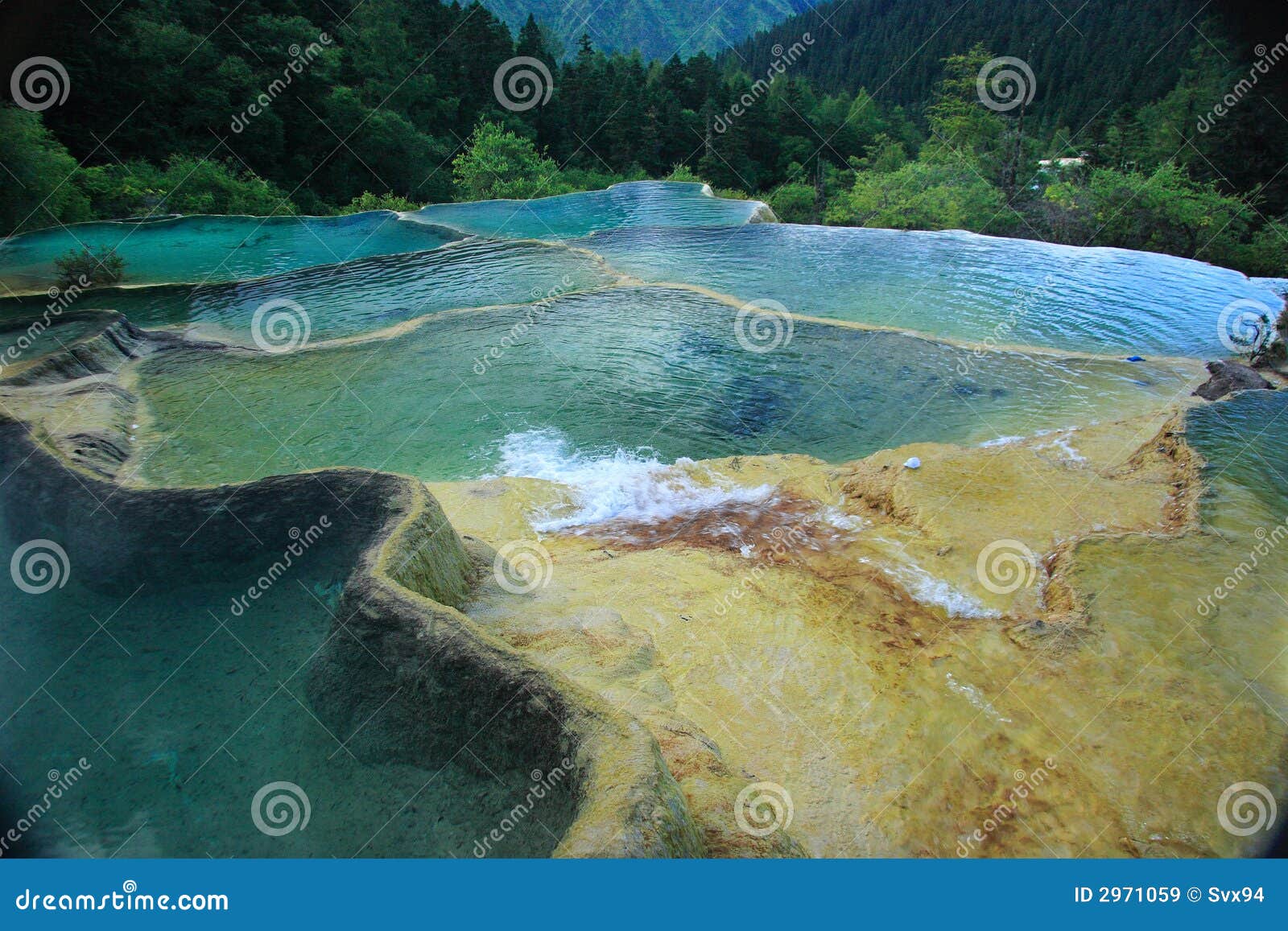 Huanglong Scenic Area stock image. Image of china, forest - 2971059
