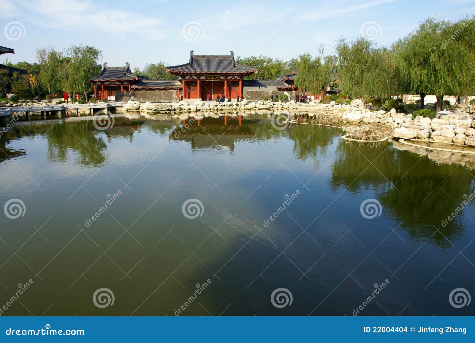 Huaqing Pool Park stock photo. Image of huaqing, landscape - 22004404