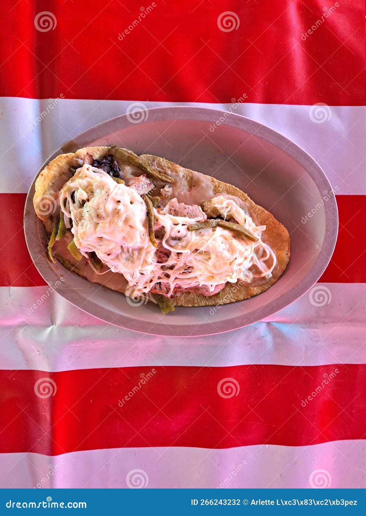 The Huarache is a Typical Mexican Dish, Whose Shape Simulates ...