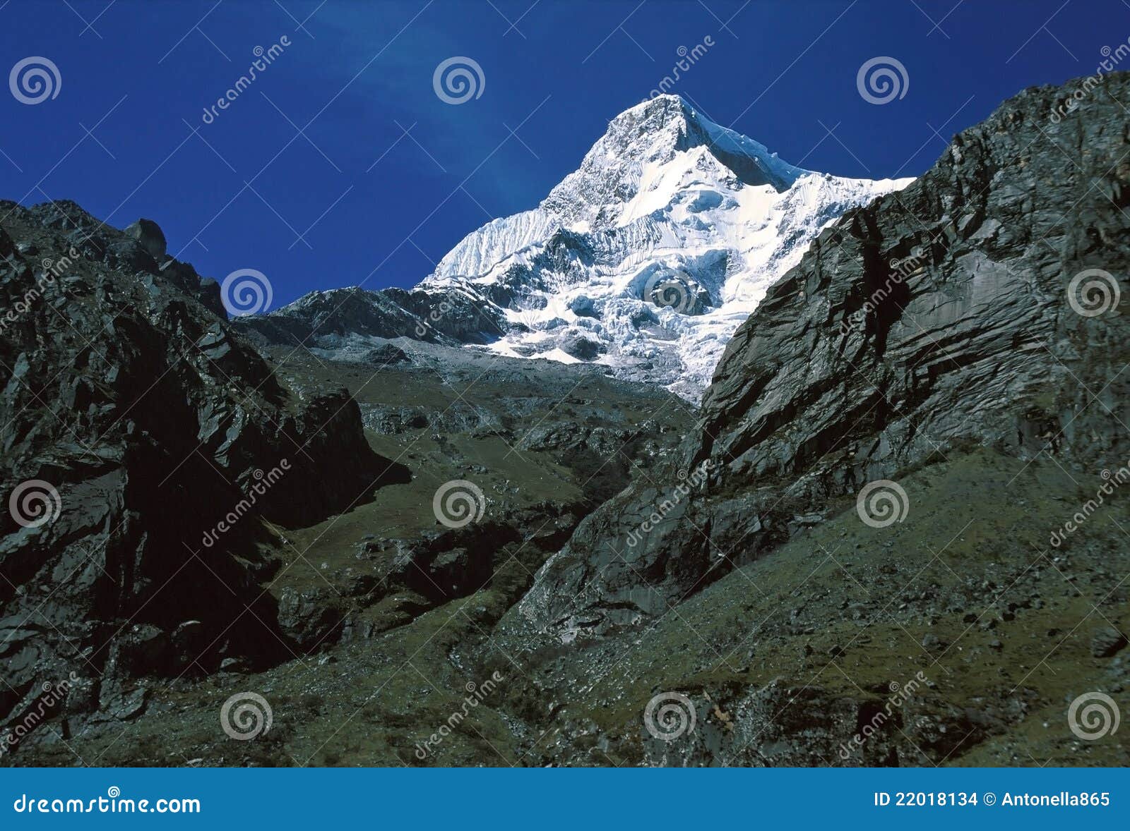 Huascaran stock photo. Image of american, higest, landscape - 22018134