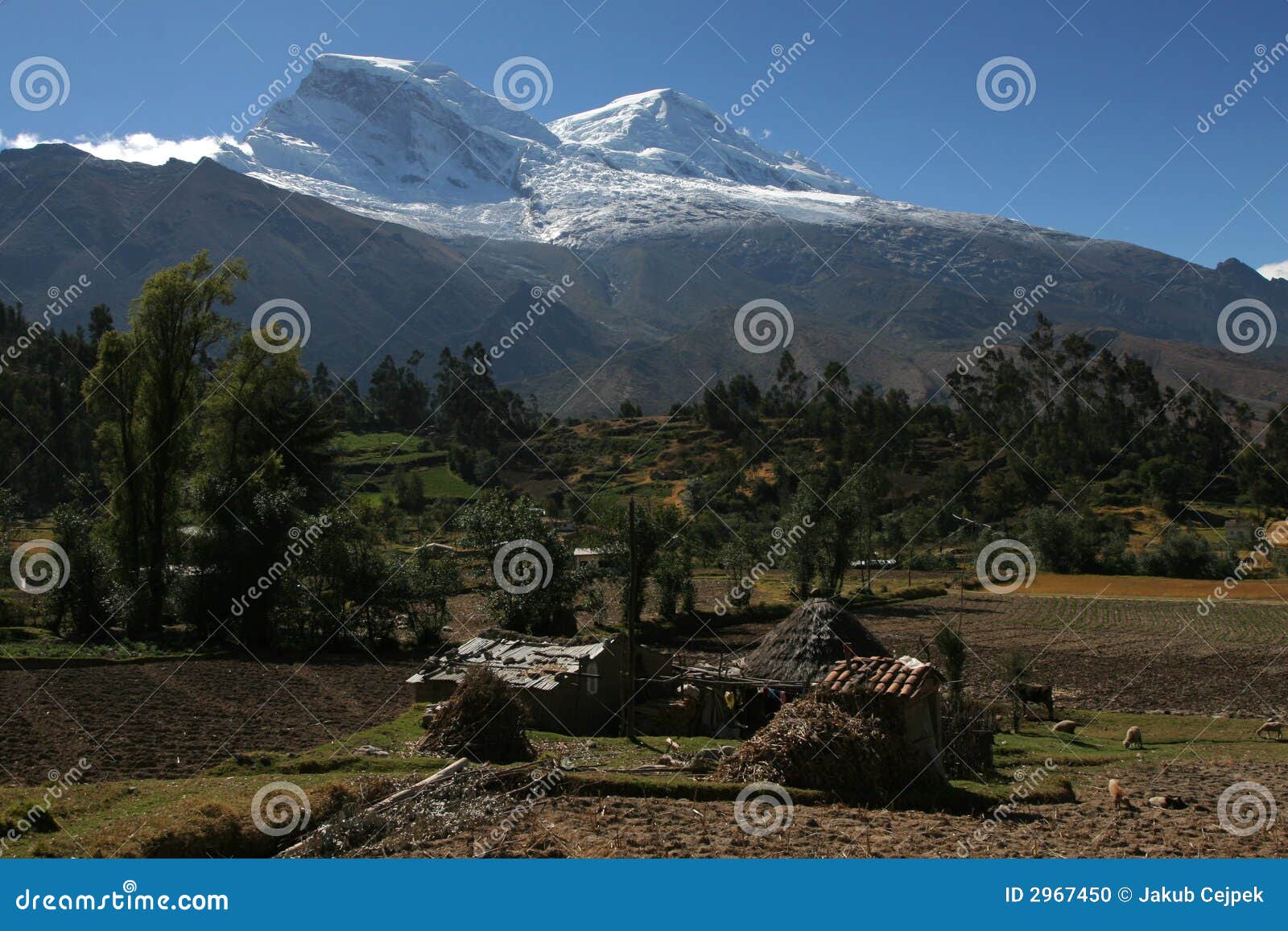 Huascaran, Highest Peak in Peru Stock Photo - Image of peruvian, peak ...