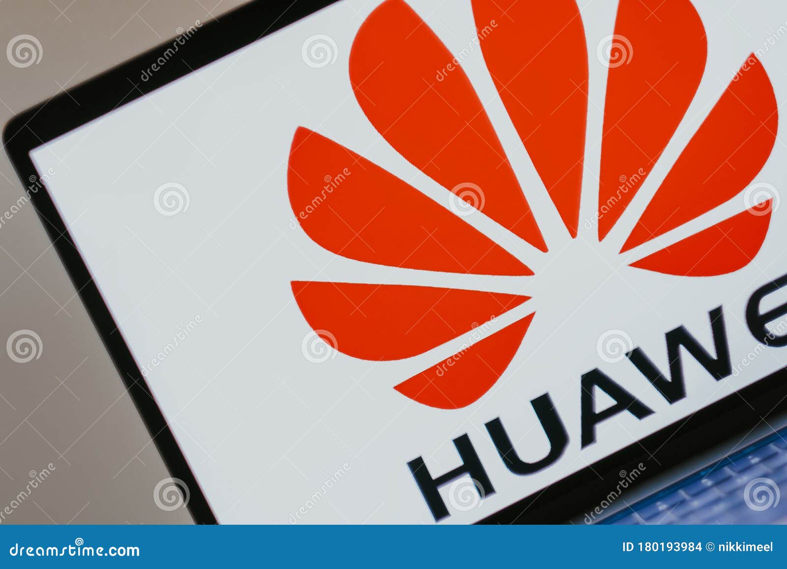 Huawei Logo on the Laptop Screen. Editorial Stock Image - Image of ...