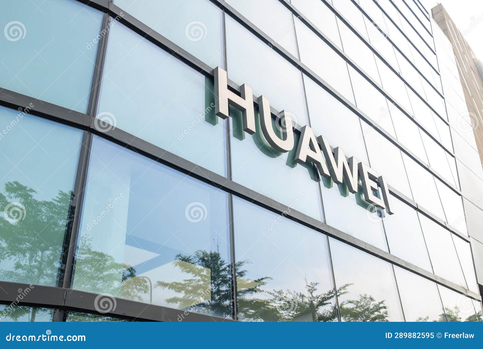 Huawei Logo On A Building Editorial Photo | CartoonDealer.com #245585765