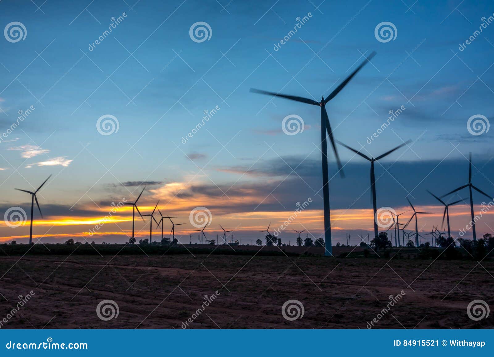 Huay Bong Wind Farm Thailand Stock Image - Image of global, farm: 84915521
