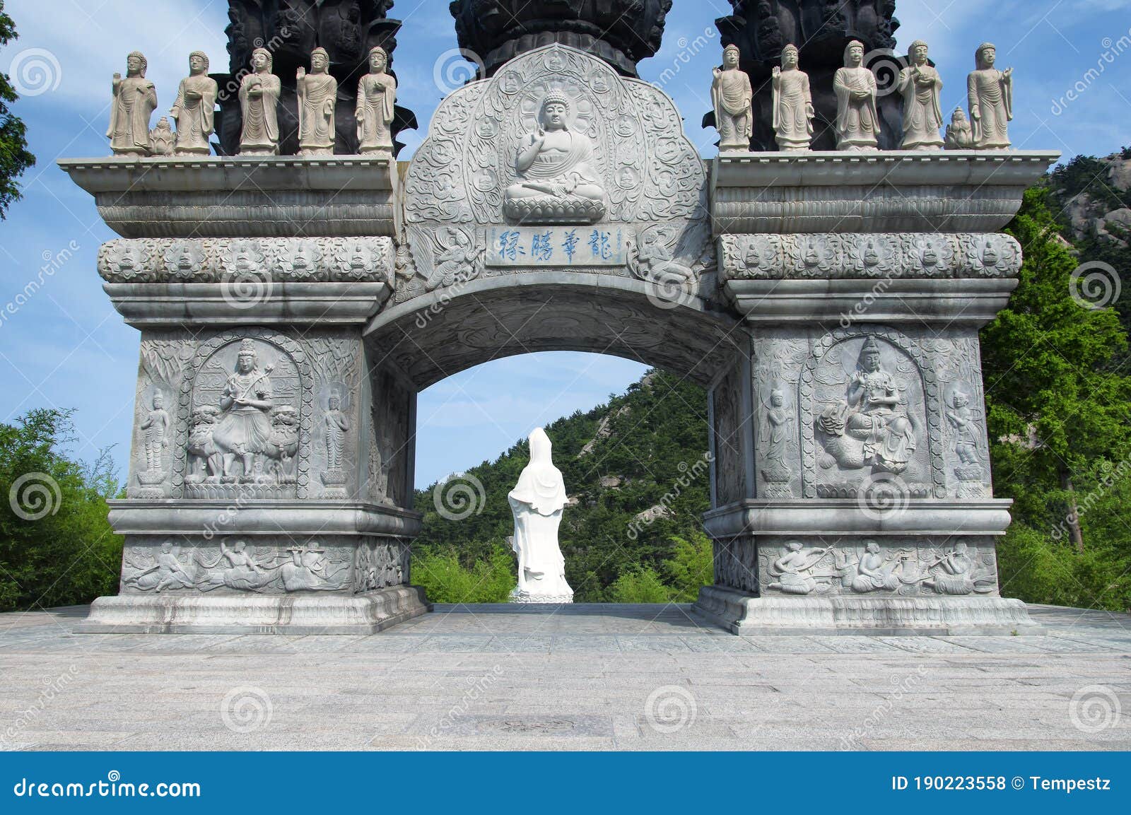 Huayan Buddhist Temple Gate Qingdao China Stock Photo - Image of ... Huayan Buddhist Temple Gate Qingdao China Stock Photo - Image of ...
