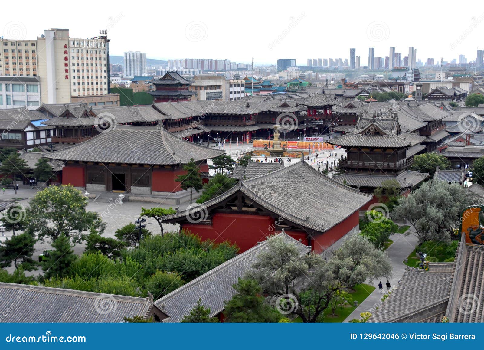 Huayan Monastery, Datong, China Editorial Photo - Image of architecture ...
