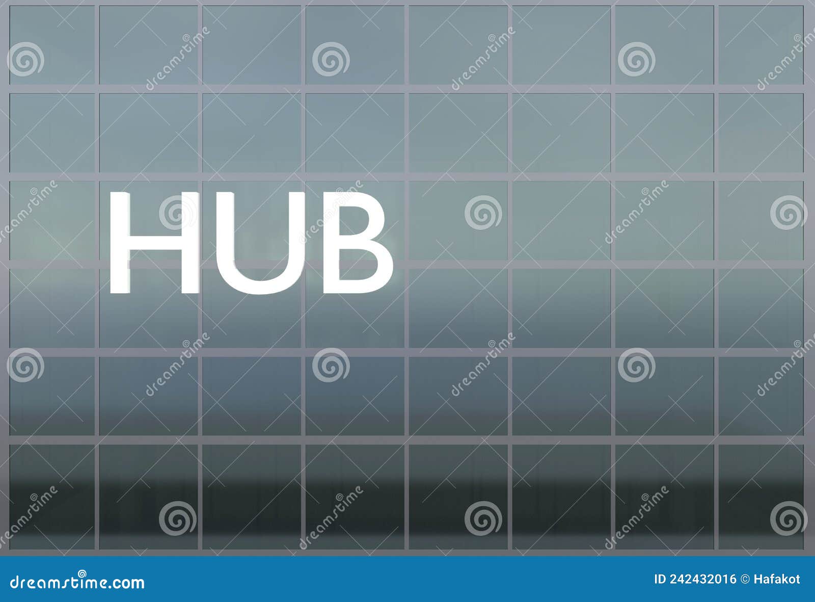 HUB connectivity concept stock illustration. Illustration of marketing ...