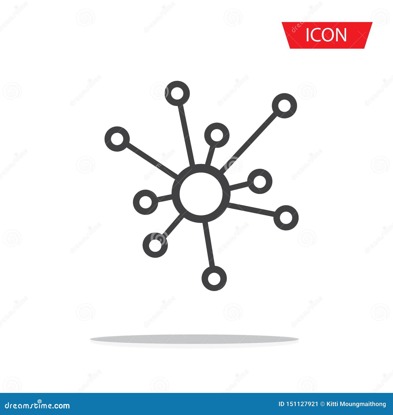 Network Hub Icon Network Hub Icon