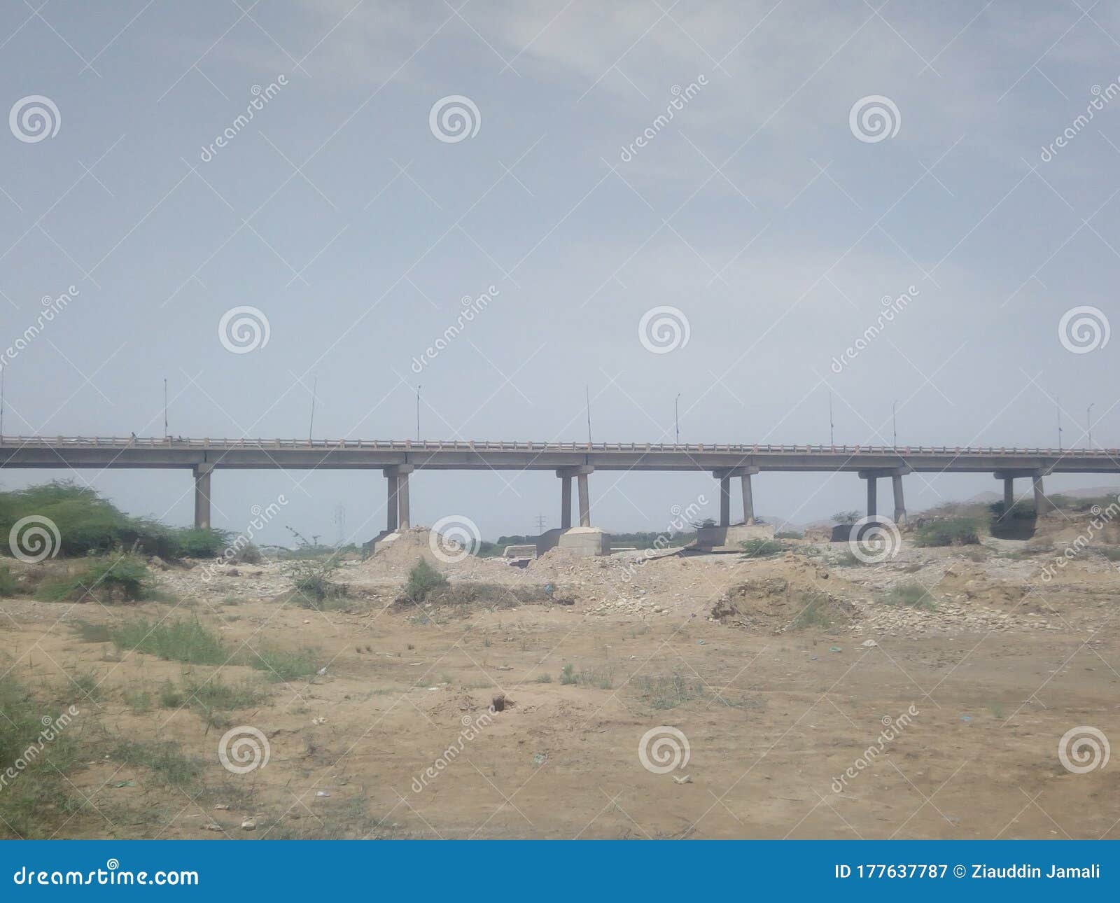 Hub River Bridge Hub Balochistan Stock Image - Image of river, pakistan ...